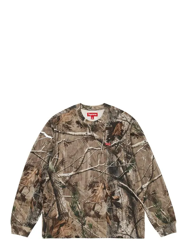 Supreme Small Box Long-sleeve Tee 'realtree Ap Camo - Green