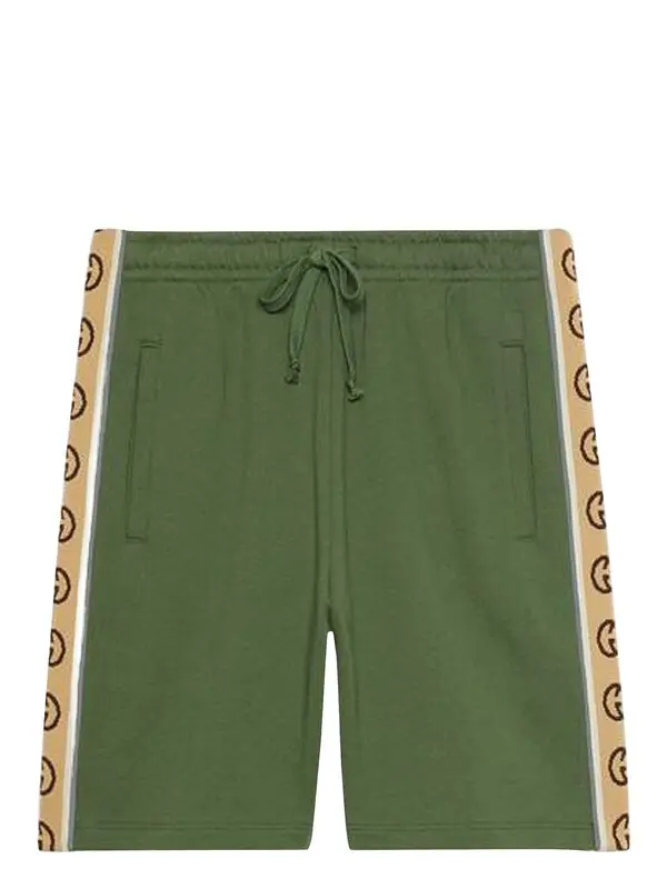 Gucci Cotton Jersey Shorts - Green