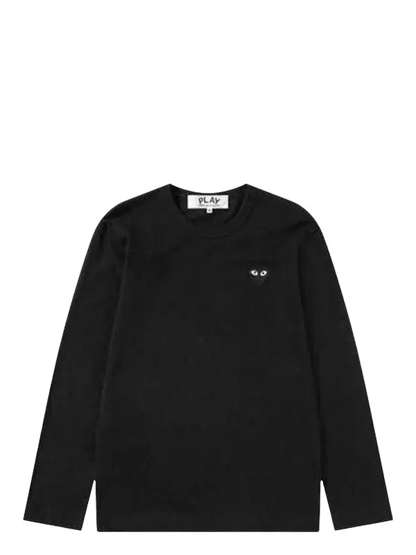Comme Des Garçons Play Small Heart Long-sleeve T-shirt - Black