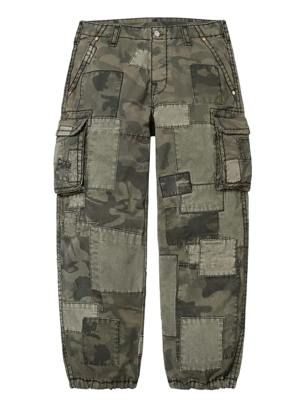 Supreme X True Religion Patchwork Cargo Pant - Green