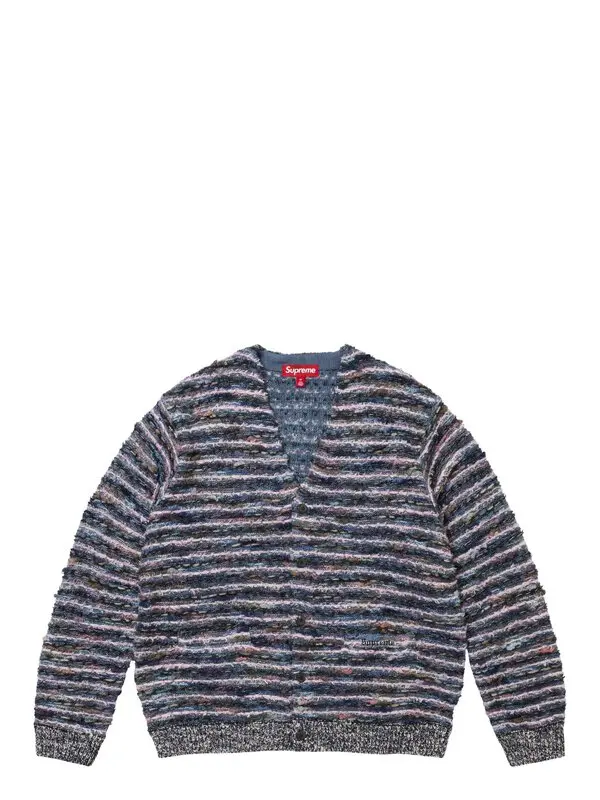 Supreme Textured Cardigan - Blue
