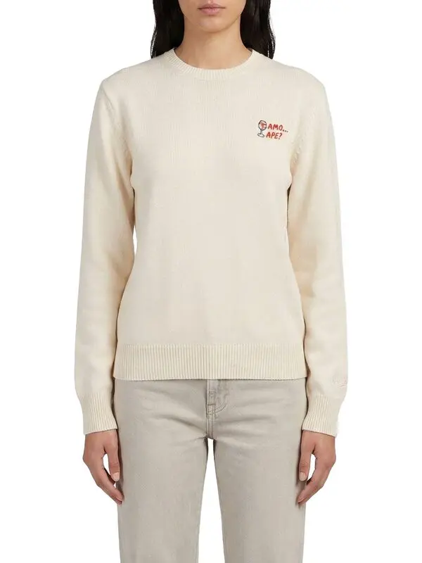 MC2 SAINT BARTH Crew Neck Sweater - Ivory