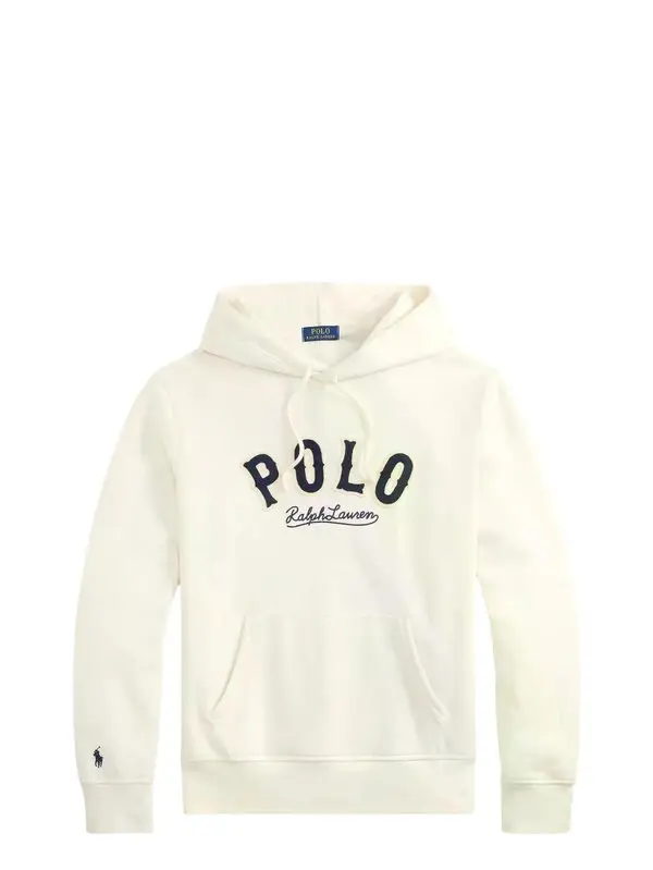 Ralph Lauren Logo Hoodie - Neutrals