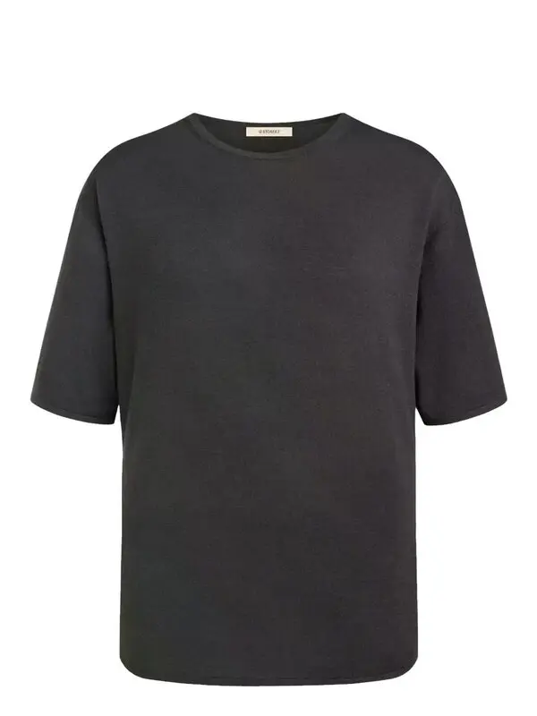12 STOREEZ Merino Wool T-shirt - Grey