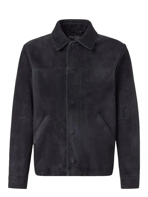 TOM FORD Suede Leather Jacket - Grey