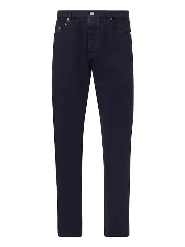 Brunello Cucinelli Straight Fit Jeans - Blue