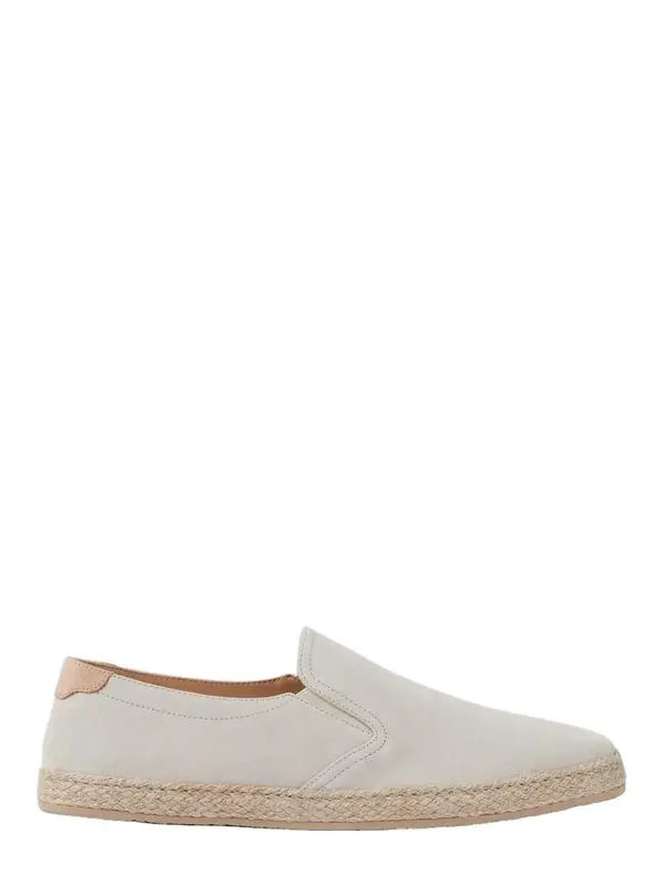 Brunello Cucinelli Suede Espadrilles - Grey