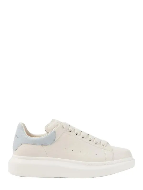Alexander McQueen Oversized Leather Sneakers - White