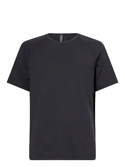 Lululemon License To Train Short-sleeve Stretch-jersey T-shirt - Black