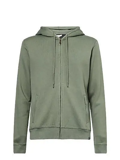 Derek Rose Quinn Zip-through Cotton-modal Jersey Hoody - Green