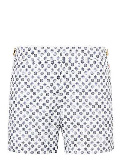 Orlebar Brown Setter Lumini Printed Swim Shorts - White Sand