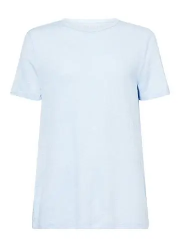 Derek Rose Jordan Short-sleeve Linen T-shirt - Blue