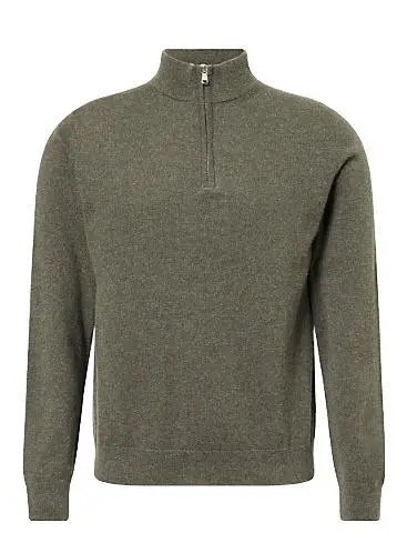 Sunspel Half-zip Cashmere Jumper - Khaki24