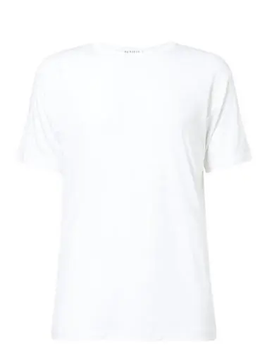 Sunspel Regular-fit Crewneck Stretch-jersey T-shirt - White