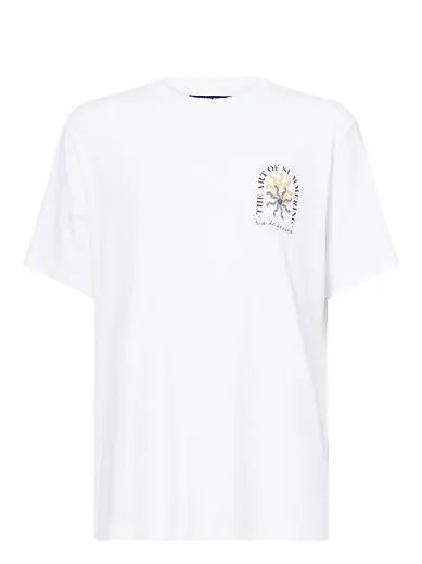 Frescobol Carioca Dinis Logo-embroidered Cotton T-shirt - Cedar Grey
