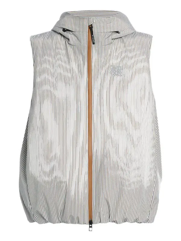 Loewe X On Technical Puffer Vest - Whtblu