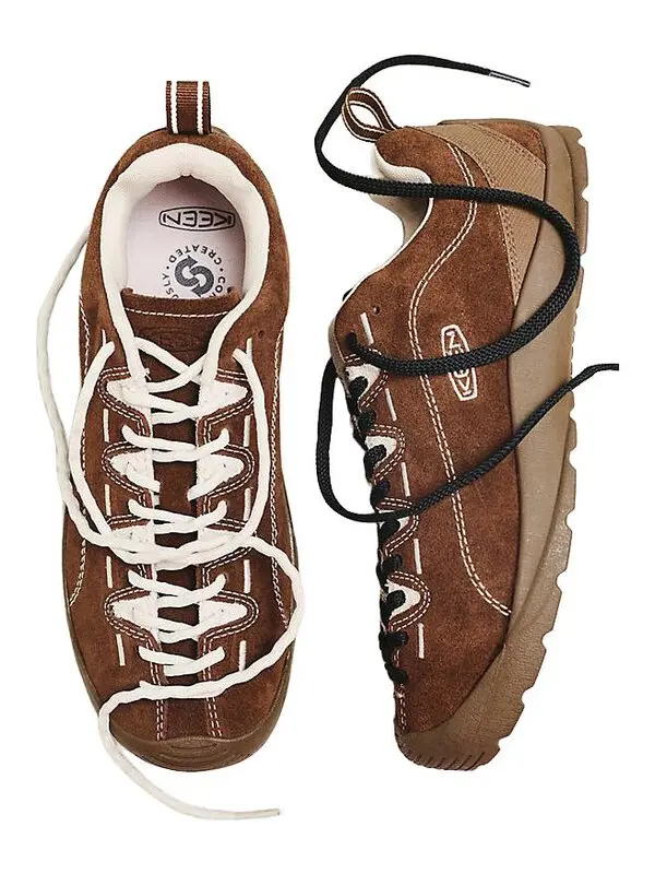 Keen Jasper Suede Sneakers - Dark Earth/birch