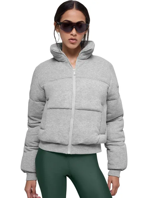 Alo Yoga Sweatshirt Puffer - Athletic Heather Grey