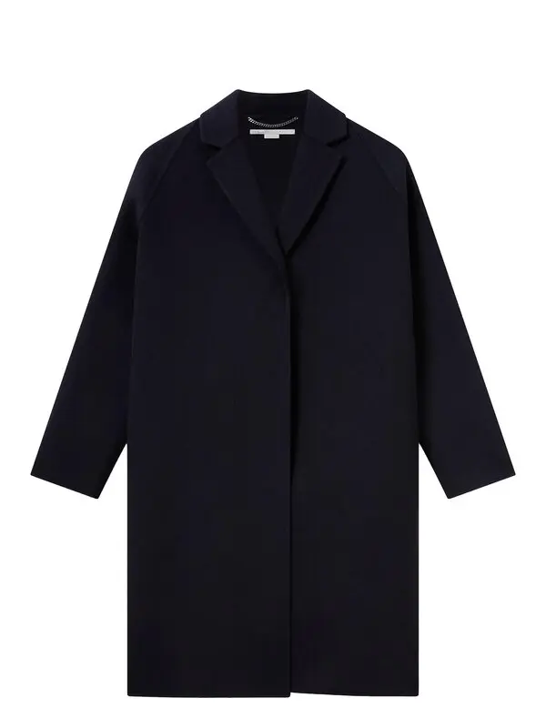 Stella McCartney Tailored Wool Pea Coat - Grey