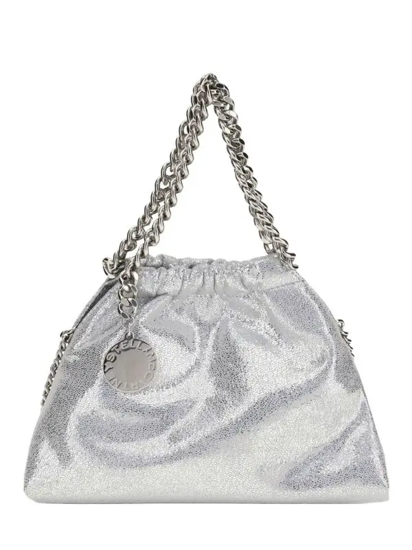 Stella McCartney Falabella Mini Drawstring Tote - Silver