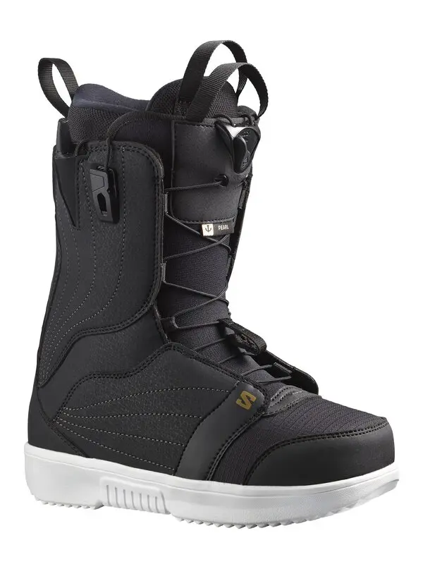 SALOMON Pearl Lace-up Boots - Black/white