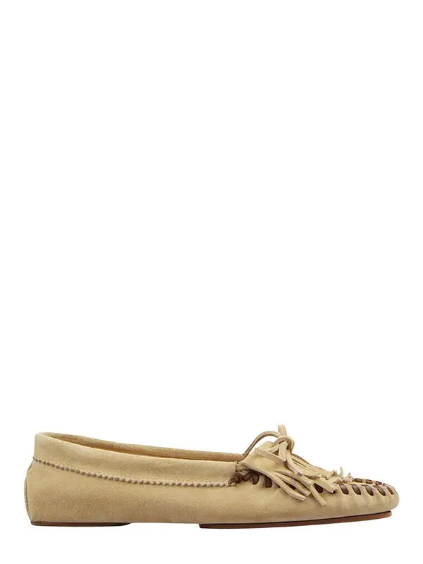 Paris Texas Indiana Moccasins - Beige