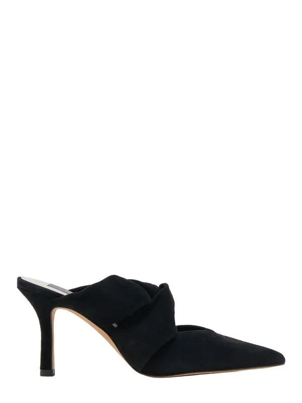 DOLCEVITA Kelsy Stiletto Heeled Mules - Onyx Suede