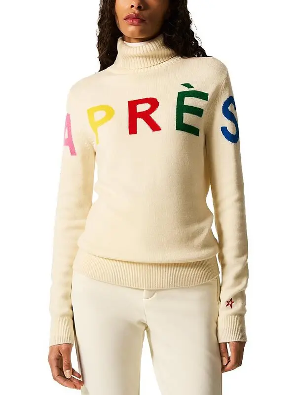 Perfect Moment Wool Apres Sweater - Snow White