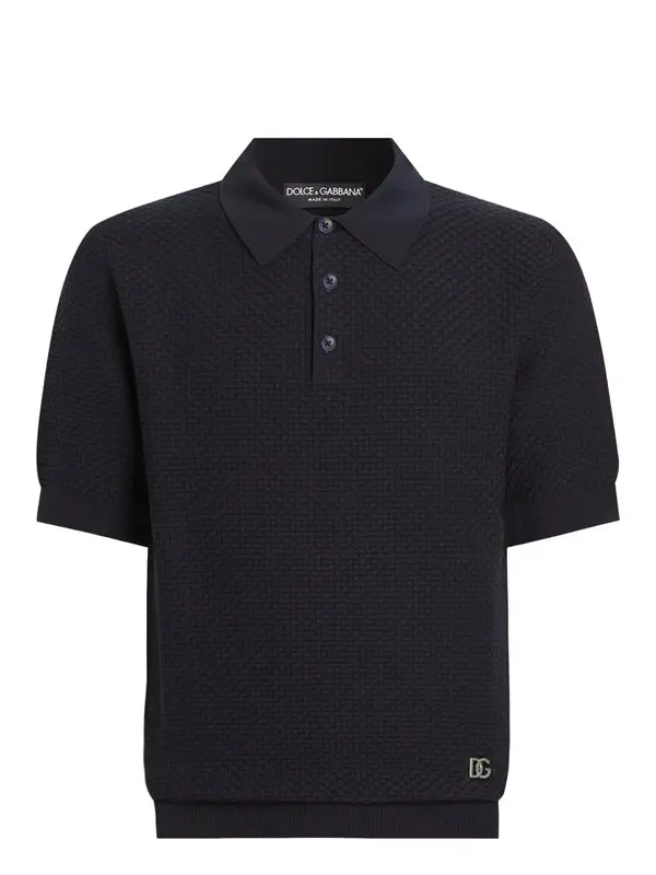 Dolce & Gabbana Cotton Polo Shirt - Blue