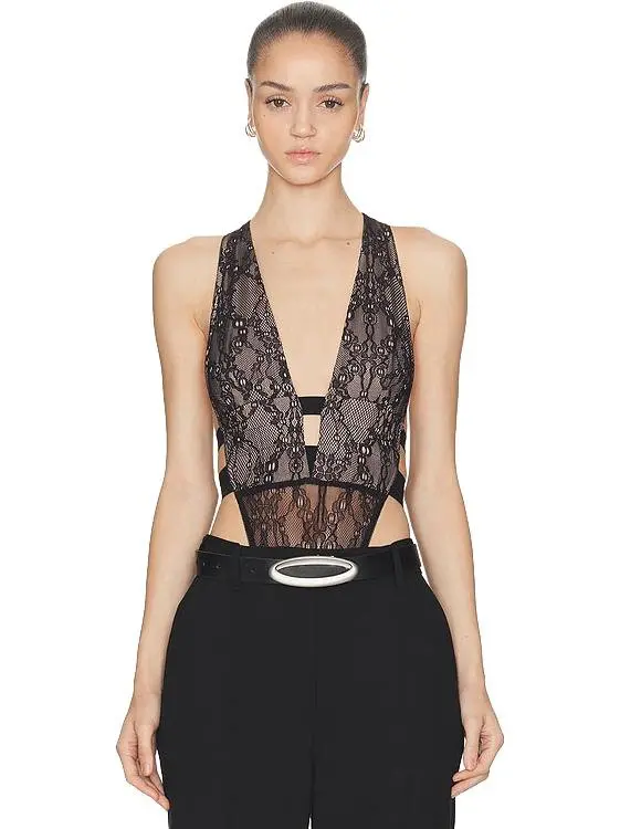 HAELO Opacity Bodysuit - Black