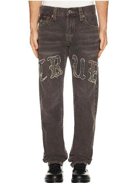 True Religion Ricky Flap Jeans - Black