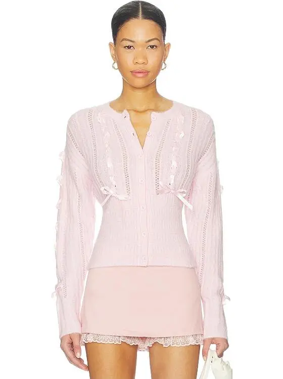 Majorelle Lilyana Cardigan - Blush