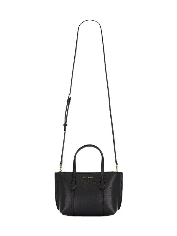 Tory Burch Perry Mini Tote Bag - Black