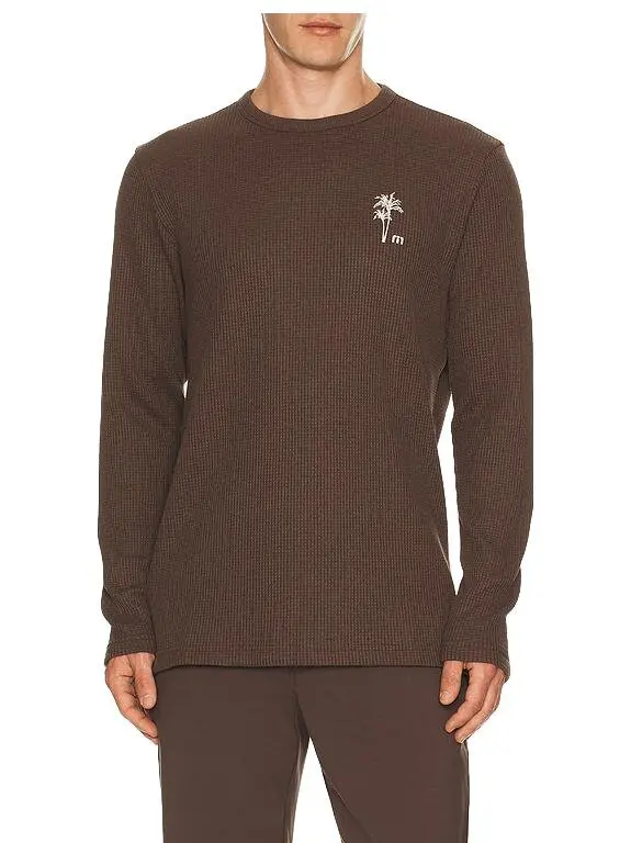 Travis Mathew Souvenir Stand Sweater - Chocolate Brown