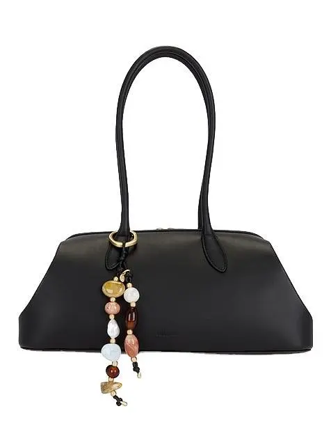 Cult Gaia Raia Satchel Shoulder Bag - Black