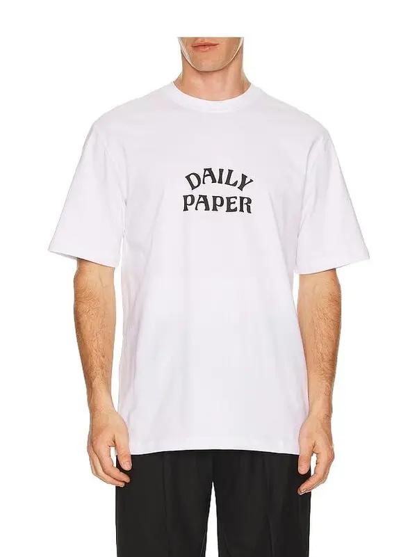 DAILY PAPER Dias Stacked T-shirt - White