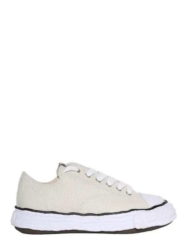 Mihara Yasuhiro Peterson Og Sole Leather Low-top Sneakers - White