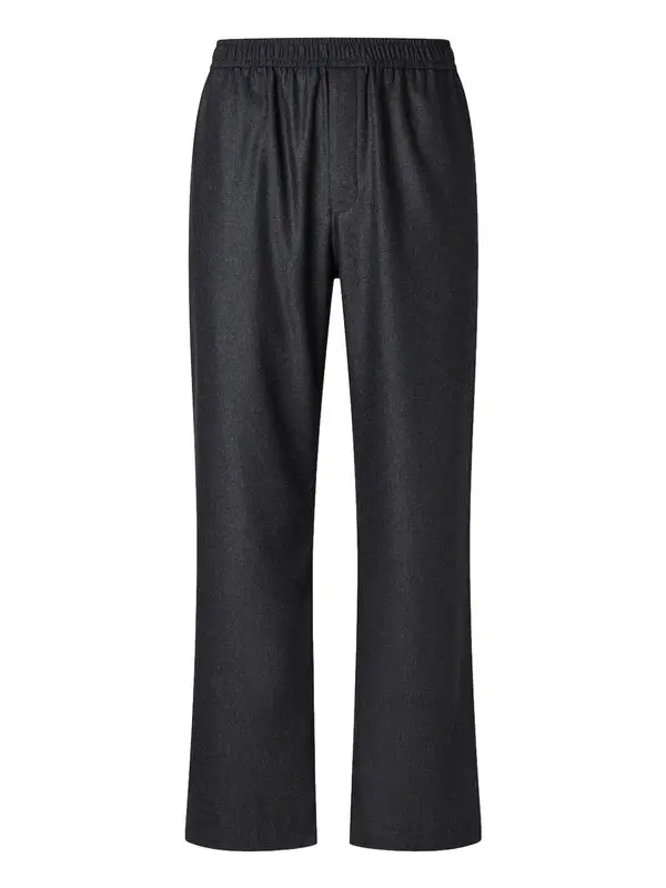 Celine Cashmere-flannel Trousers - Gray