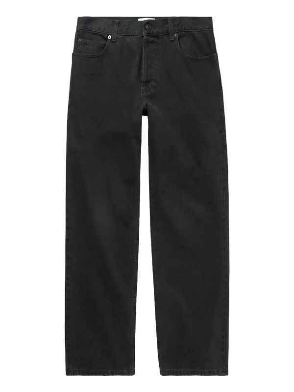THE ROW Rossen Straight-leg Jeans - Black