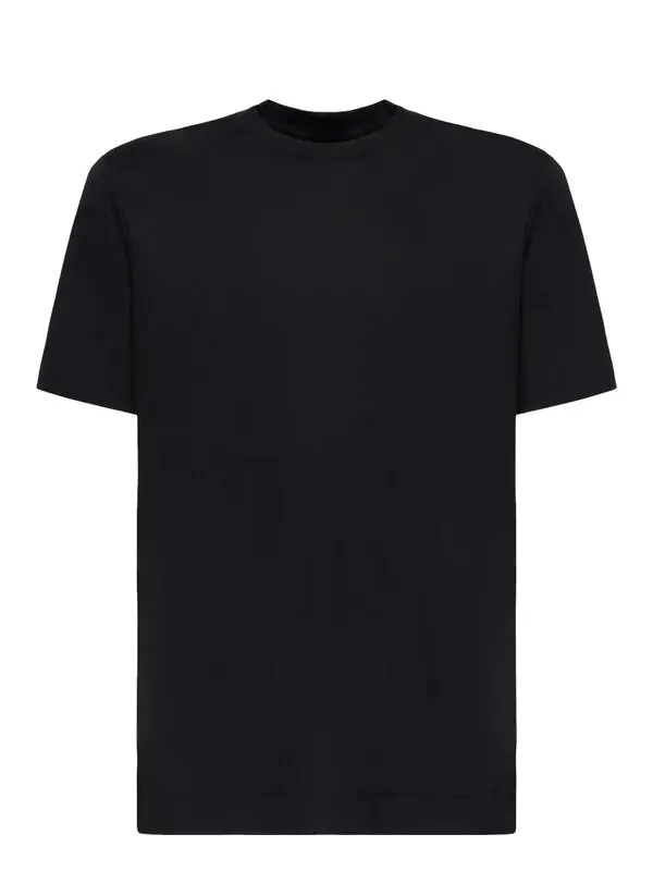 GIULIANO GALIANO Round Neck T-shirt - Black