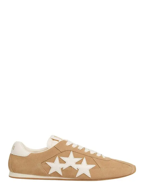 Amiri Pacific Flat Suede & Leather Low-top Sneakers - Dark Ging