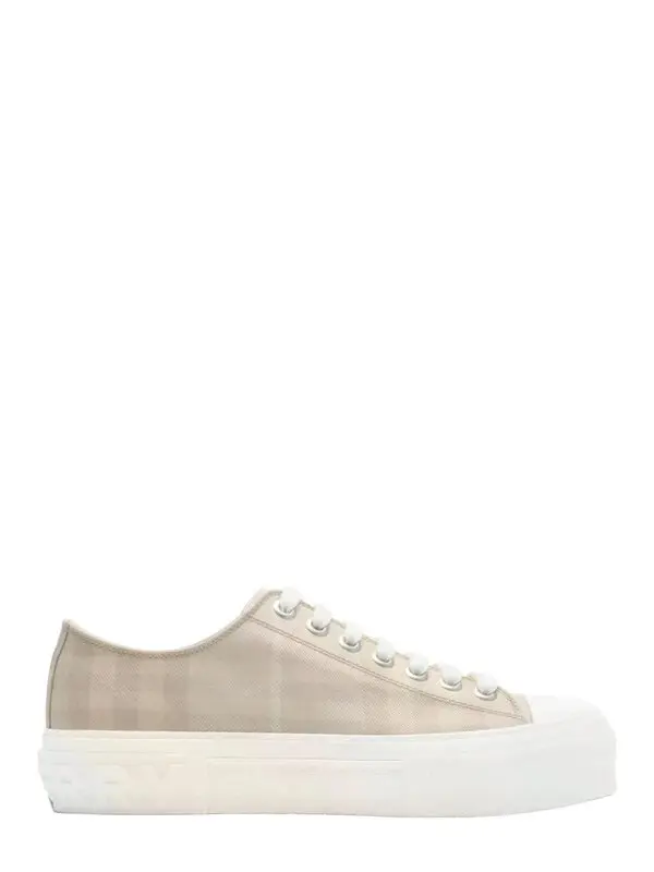 Burberry Check-pattern Low-top Sneakers - Neutrals