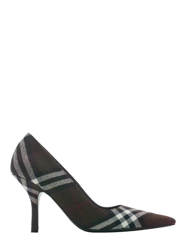 Burberry Check Dame Pumps - Brown