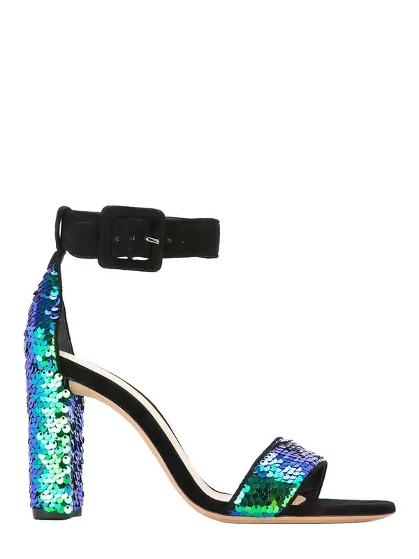 ALEXANDRE BIRMAN Sequin Embellished Sandals - Multicolour