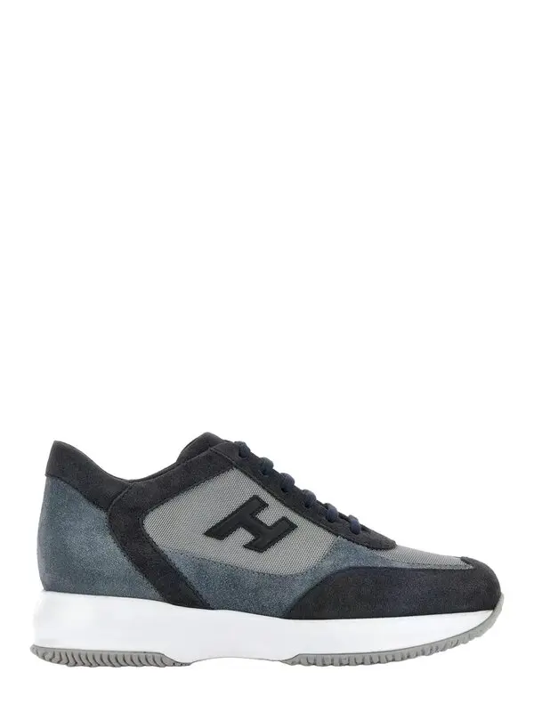 Hogan Interactive Logo-appliqué Sneakers - Grey