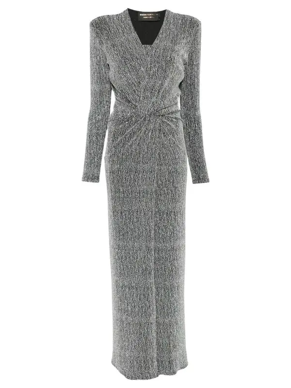 SIMONA CORSELLINI Knot Dress - Silver