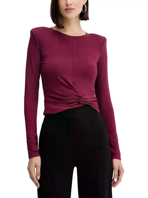 SIMONA CORSELLINI Knot-detail Top - Purple