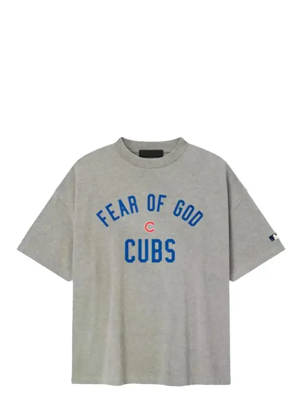 Fear Of God Cubs 90s Tee Graphic Print T-shirt - Grey