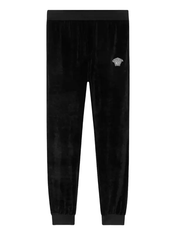 Versace Medusa-appliqué Track Pants - Black