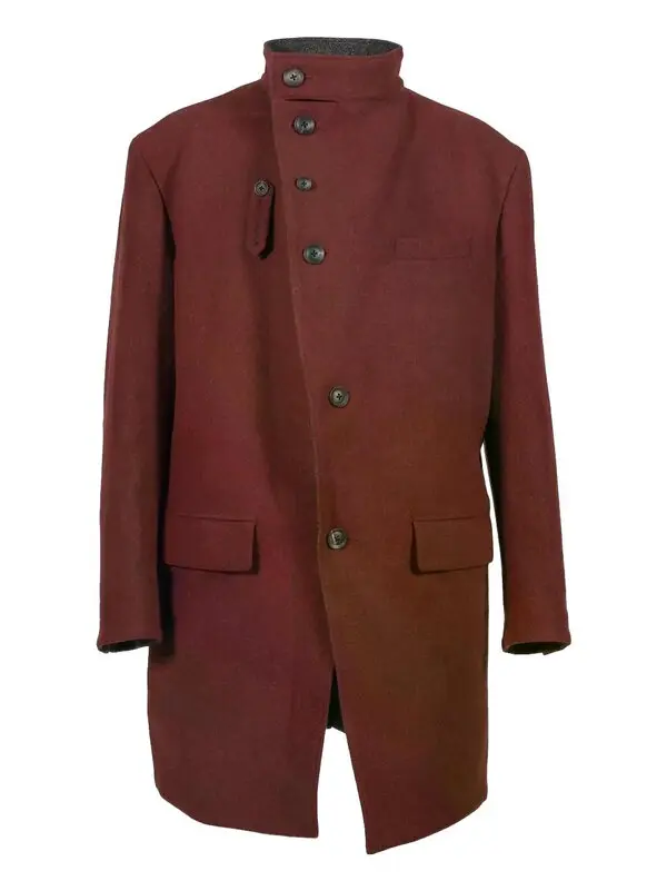 Yohji Yamamoto Buttoned Coat - Red